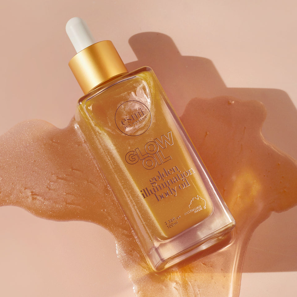 esmi Golden Glow Illuminating Body Oil - Limited Edition – esmi Skin Minerals