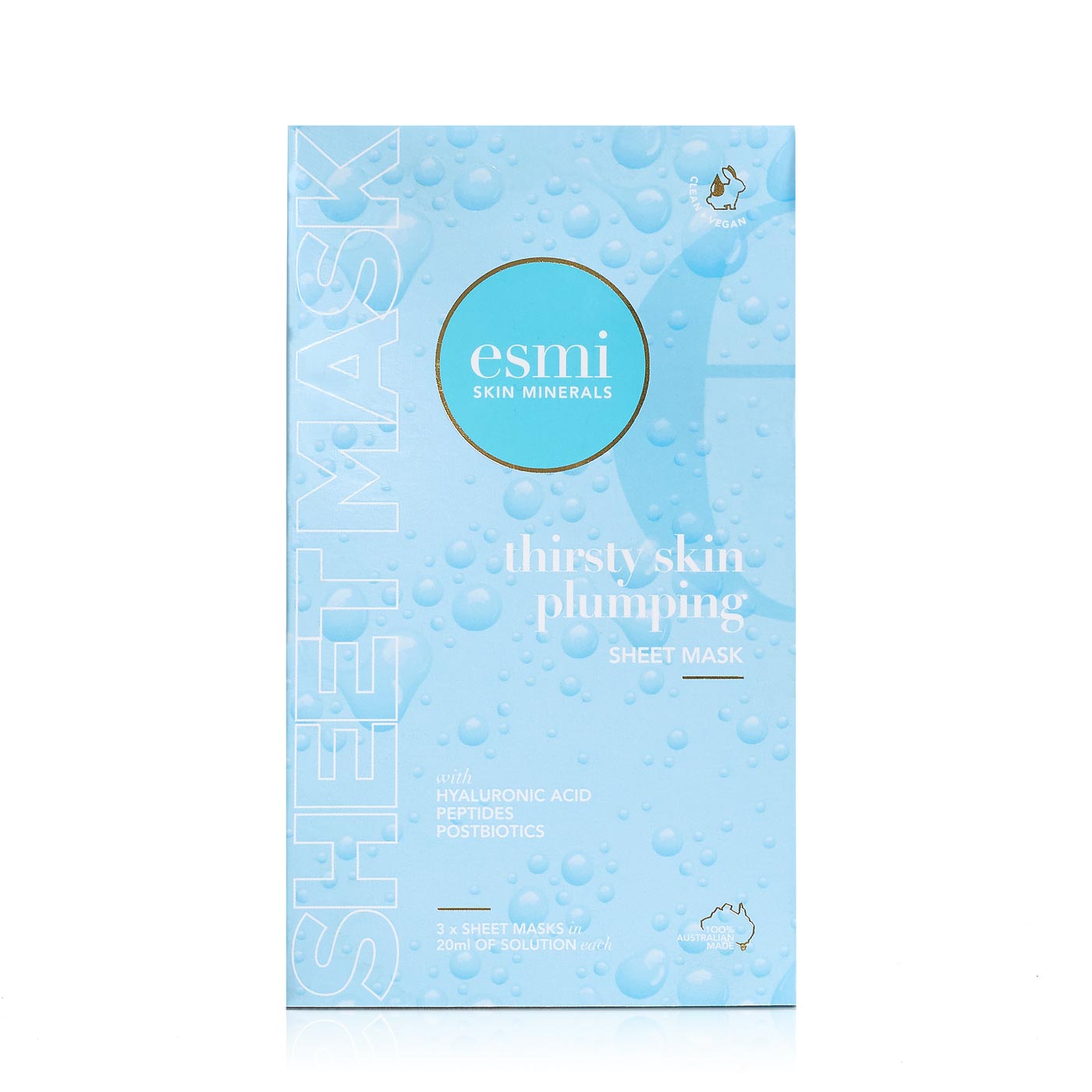 Shop Thirsty Skin Sheet Plumping Mask | esmi Skin Minerals