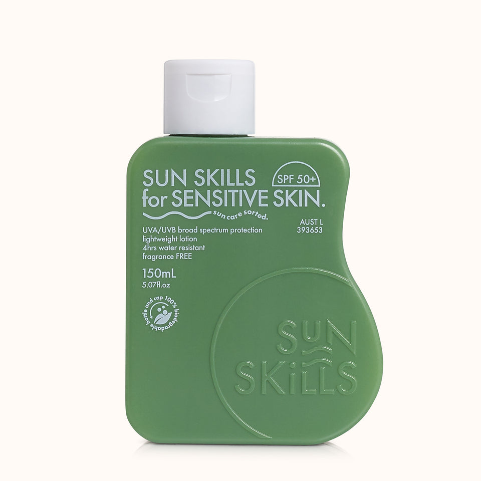 Sun Skills | Fragrance-Free 50+ SPF For Sensitive Skin – Sun Skills
